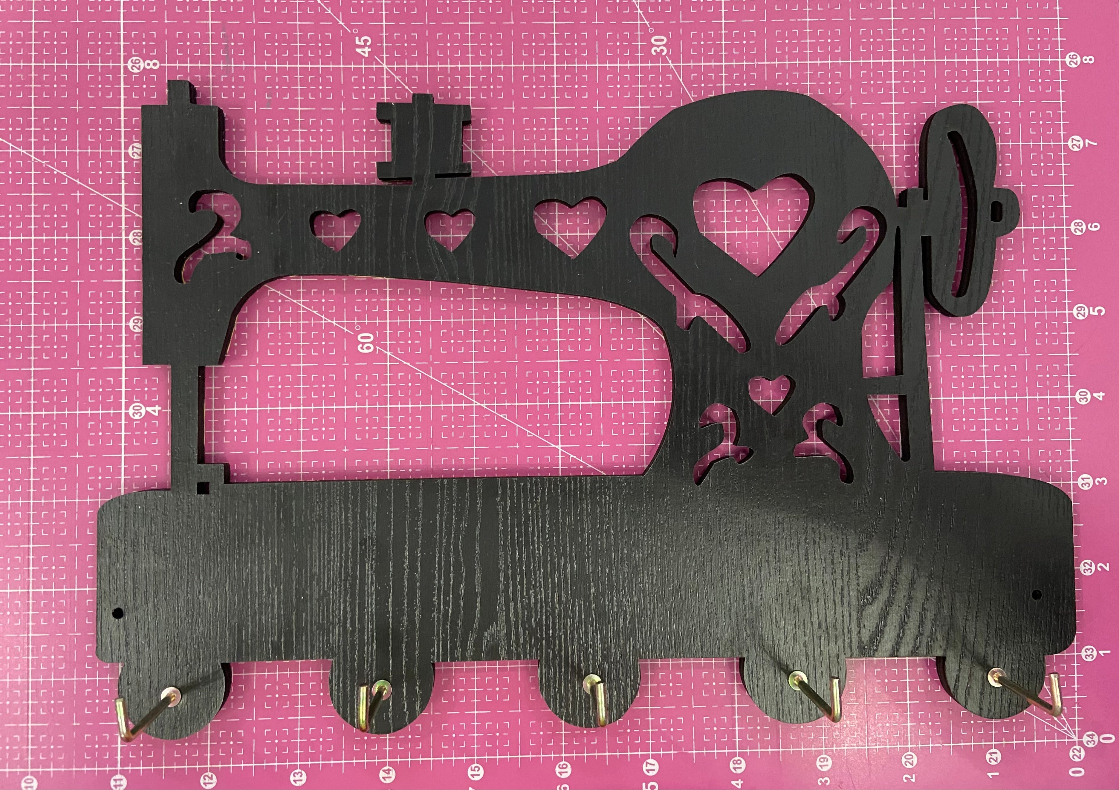 Sewing Machine theme wall hook | Quilt'n Things For You